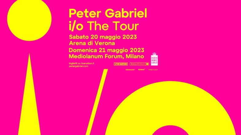 PETER GABRIEL torna in concerto. Due date in Italia Arena e Milano ...