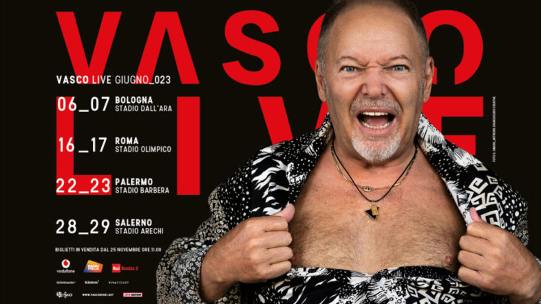 VASCO ROSSI torna negli stadi a Bologna, Roma, Salerno e Palermo [Info ...
