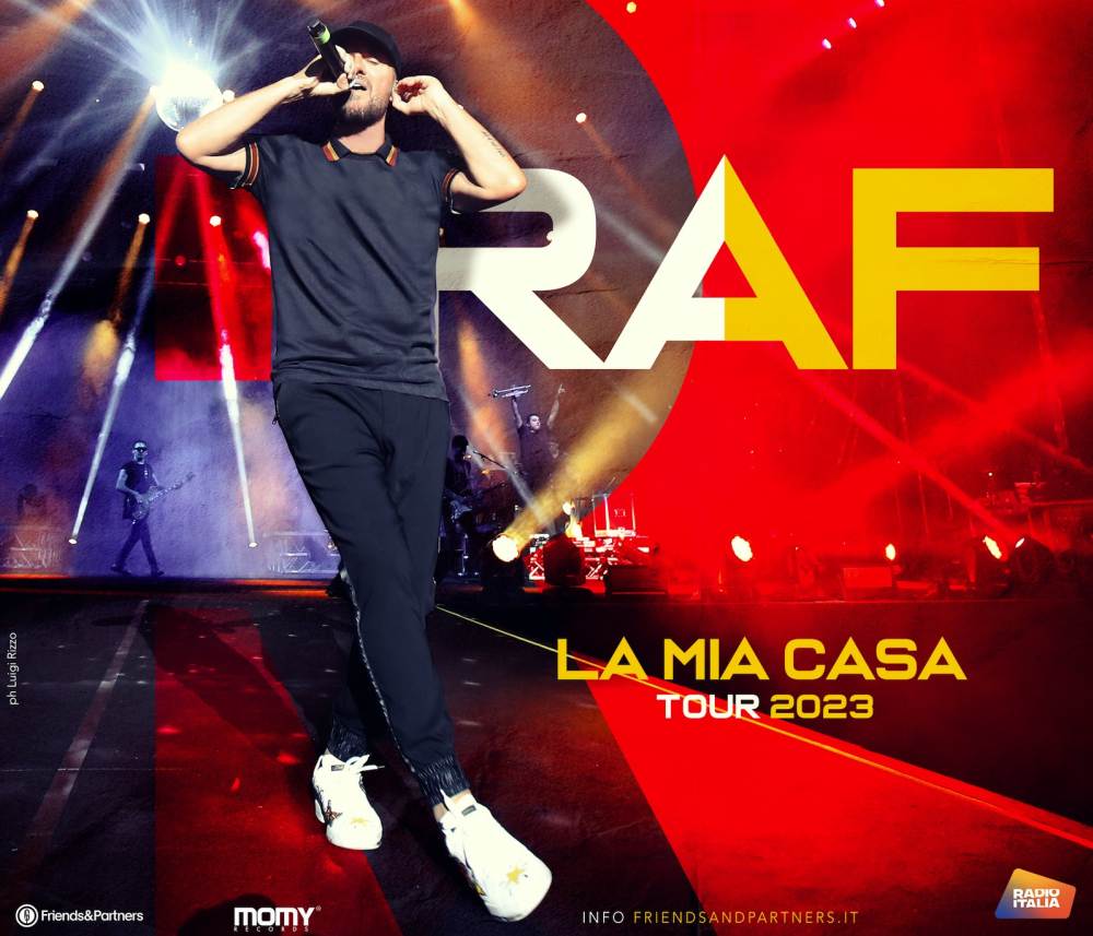 RAF "La mia casa tour" con sette nuovi concerti [Info e biglietti ...