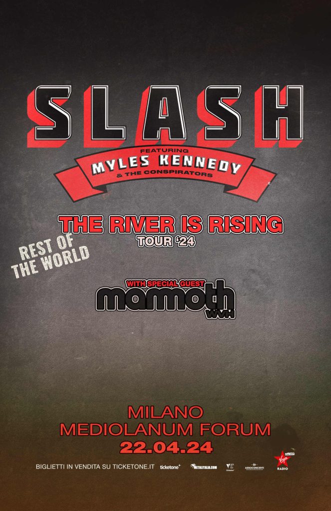 SLASH unico concerto in Italia a Milano ad aprile 2024 [Info e ...