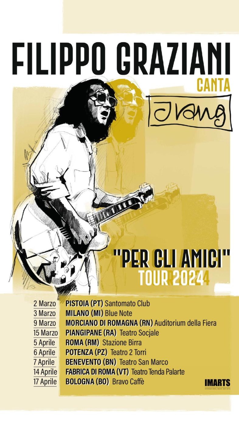 FILIPPO GRAZIANI canta Ivan con "Per gli amici Tour" [Info e biglietti ...