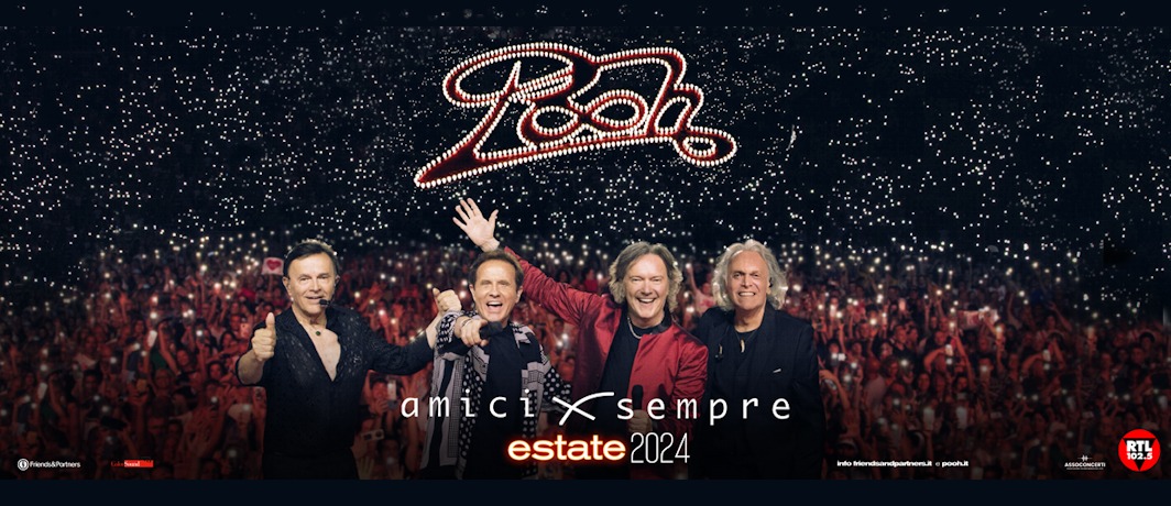 I POOH tornano in concerto con "AmicixSempre - Estate 2024". Oltre 20 ...