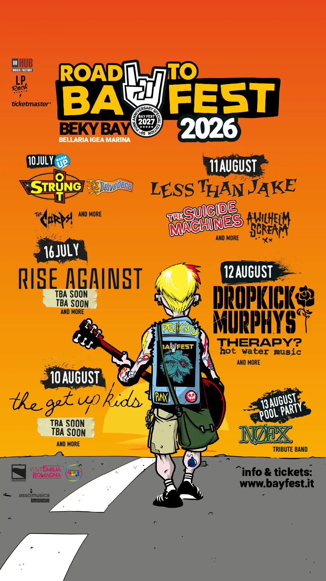 ROAD TO BAY FEST: in concerto il punk rock mondiale [Info e Biglietti ...